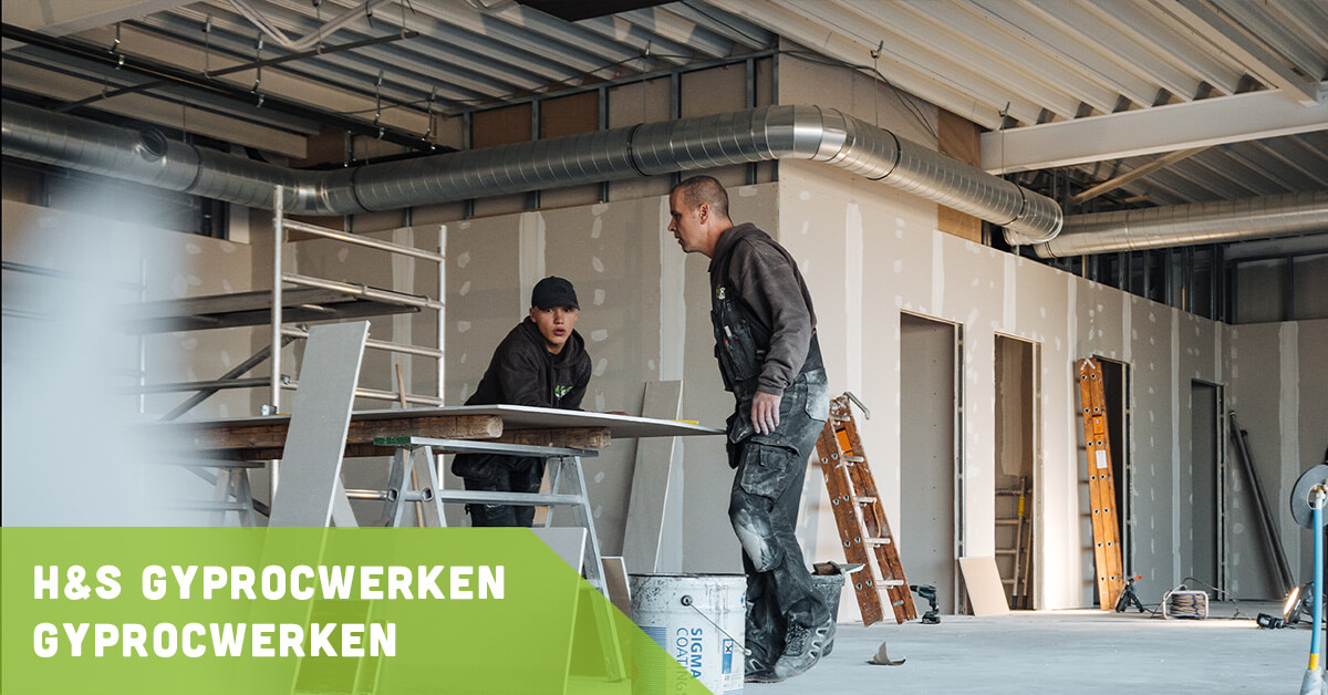 Gyproc plaatsen én zoveel meer: H&S Gyprocwerken helpt je.